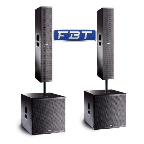 FBT Vertus Large PA System CLA 118SA CLA 406A Twin Stack 4200w Line ...