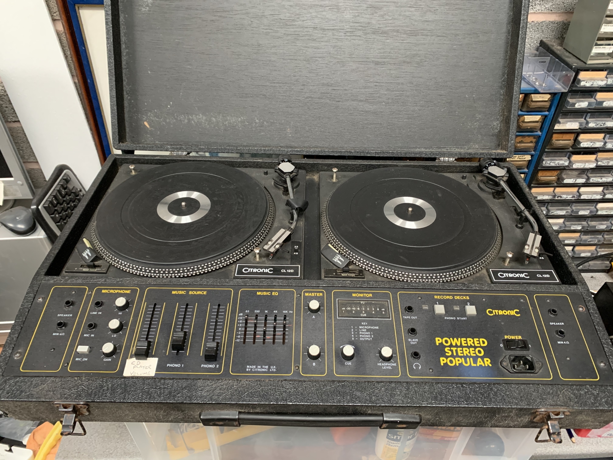 Citronic Stereo Popular Turntables